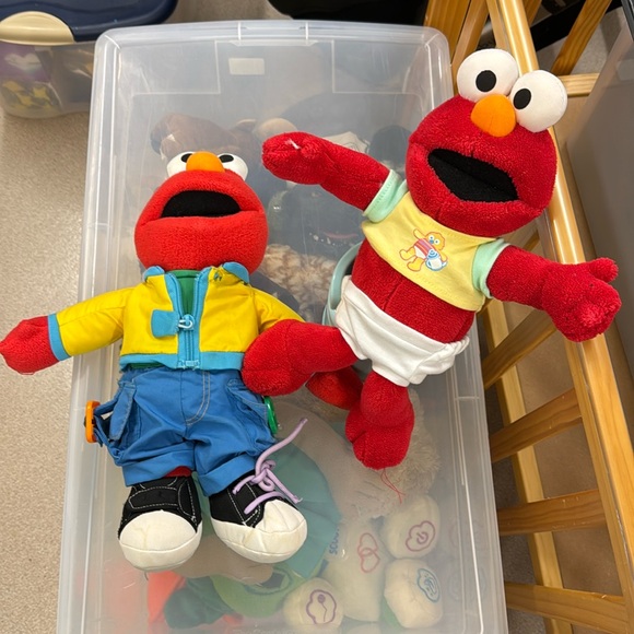 Sesame Street | Toys | Dress Me Up Elmo And Potty Elmo Used As Pictured ...